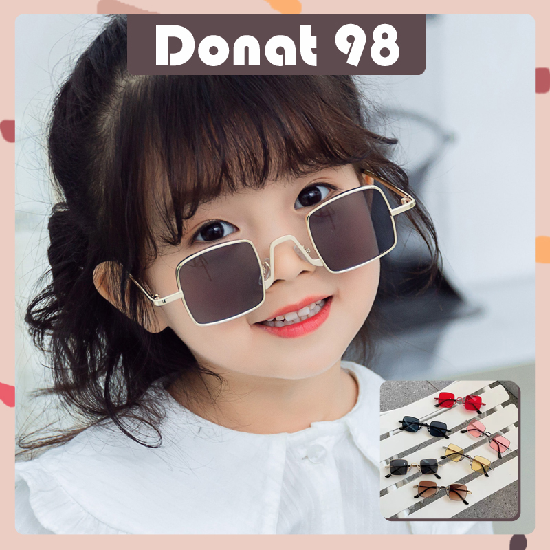 Jual Kacamata Anak Bingkai Logam Bentuk Kotak Gaya Retro Vintage ...