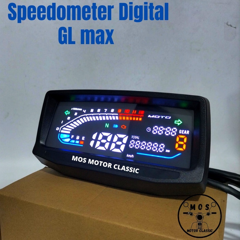 Jual SPEEDOMETER GL MAX GL PRO GL 100 SPEDO DIGITAL GL NO SENSOR ...