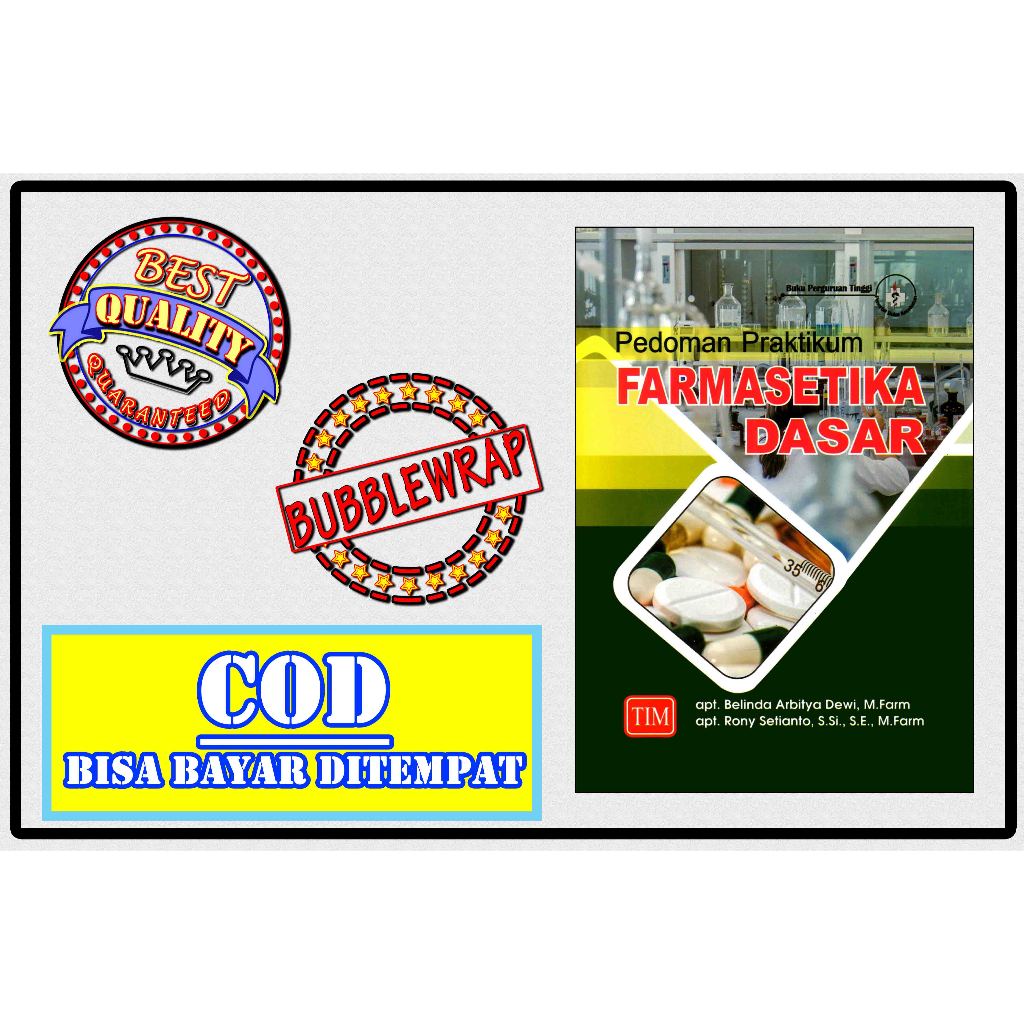 Jual Buku Pedoman Praktikum Farmasetika Dasar - Apt. Belinda Arbitya Dewi, M.Farm/Pt. | Shopee ...
