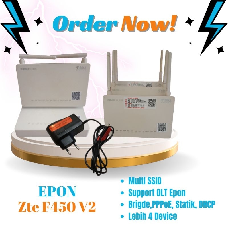 Jual MODEM ZTE F450 V2 EPON ONU ADAPTOR ORIAN - GARANSI | Shopee Indonesia
