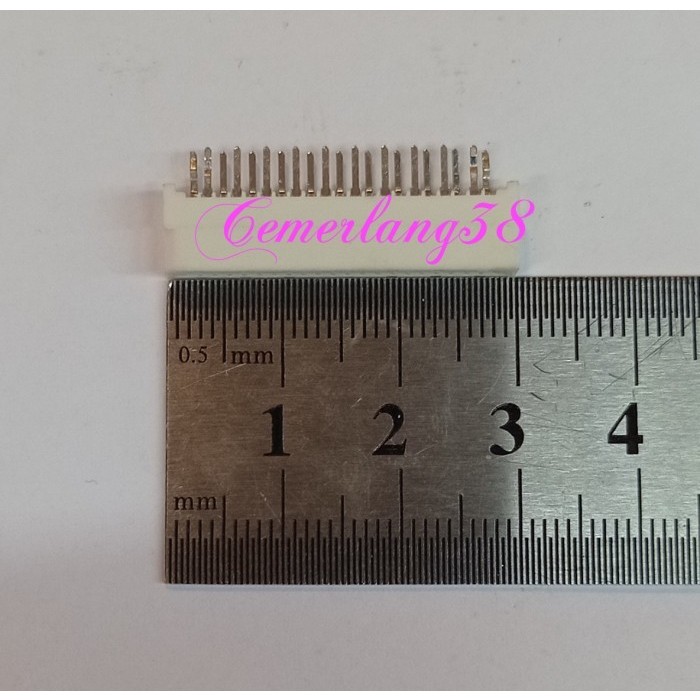 Jual Soket Konektor 21 pin KSR Socket Kabel Flexible FFC FPC (1.25 mm ...