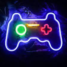 Jual Dekorasi Lampu Dinding Gaming Lampu Neon Tanda Neon Pengontrol ...