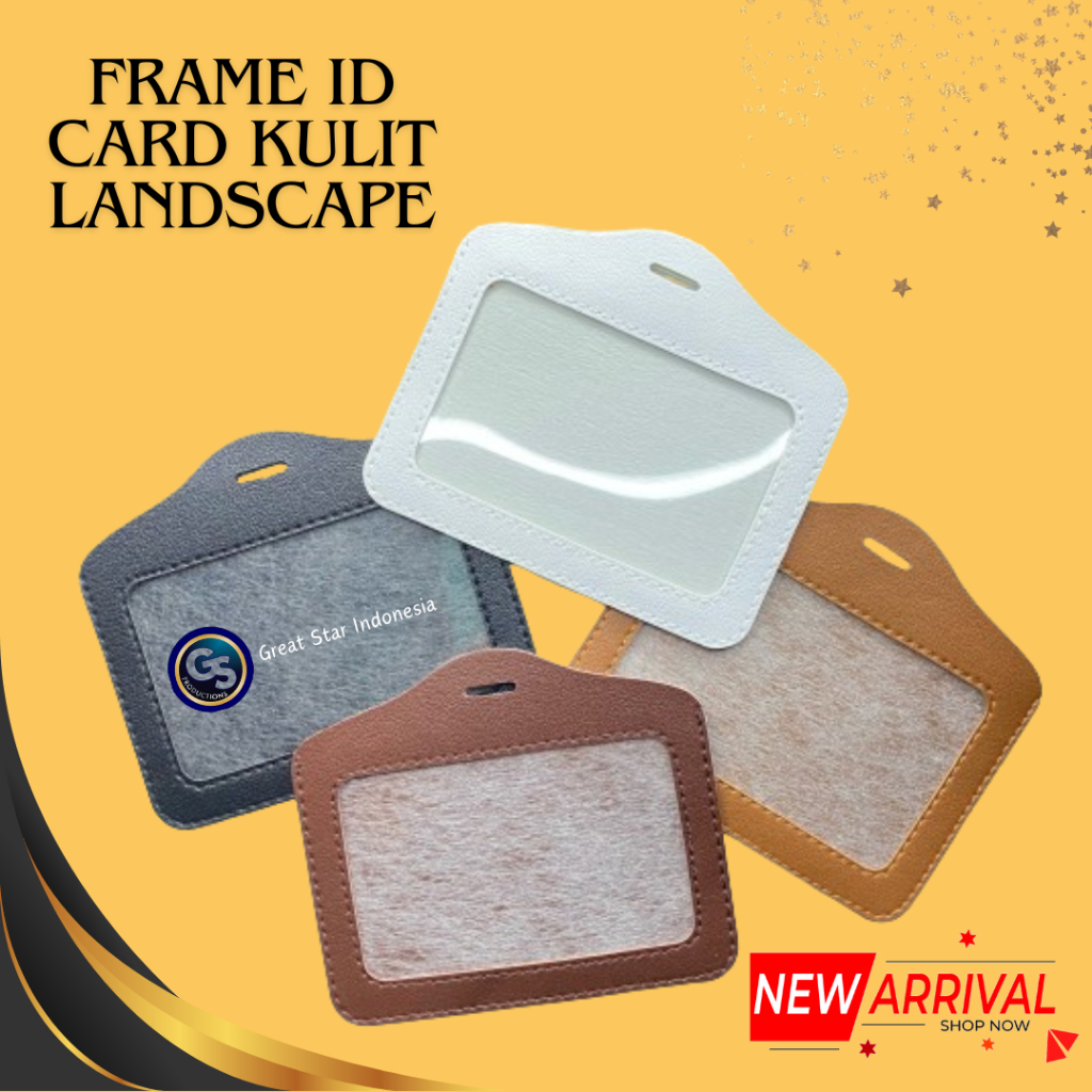 Jual FRAME ID CARD KULIT LANDSAPE I CASING ID CARD KULIT TIDUR | Shopee ...
