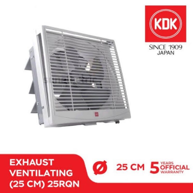 Jual KDK Exhaust Fan 25 RQN 25RQN - 10inch Wall Ventilating Fan ...