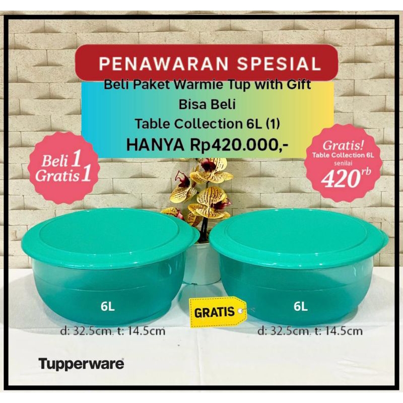 Jual table collection mangkuk Tupperware | Shopee Indonesia