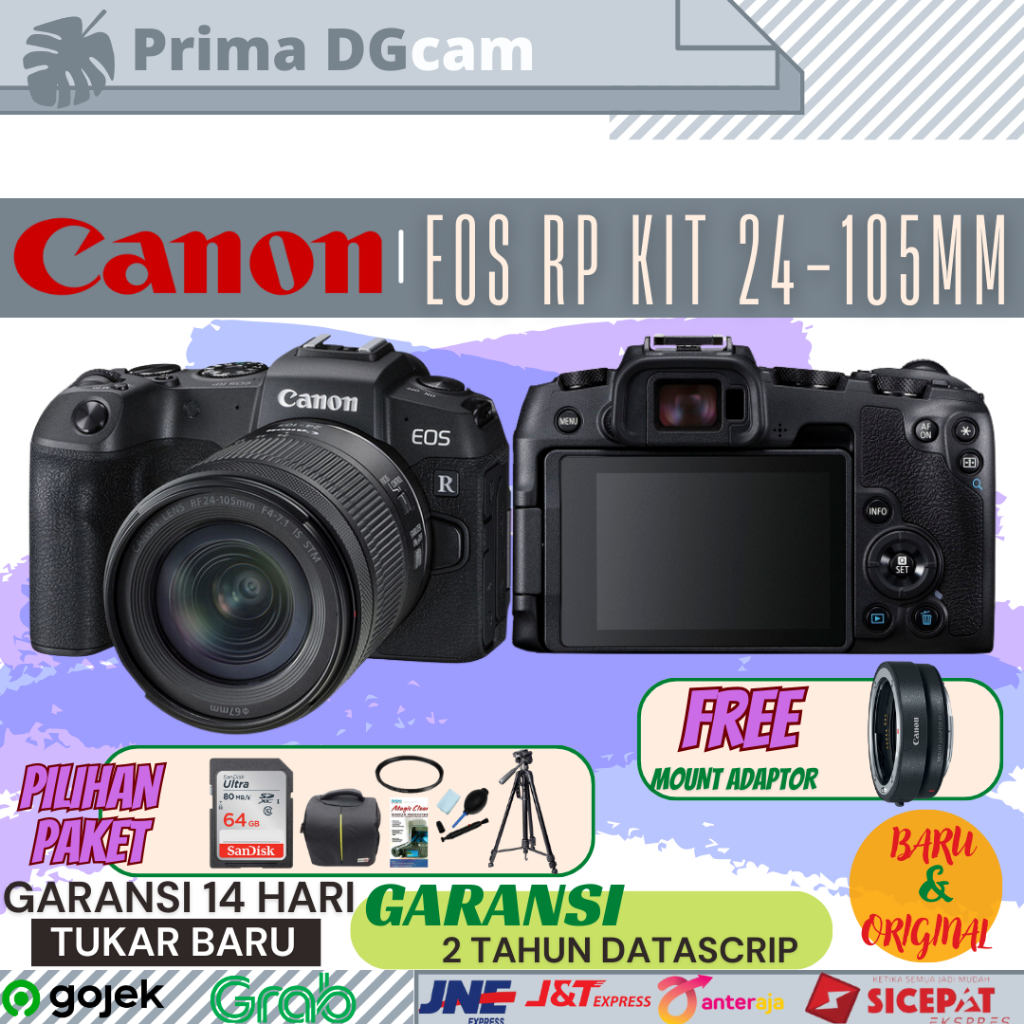 Jual Canon EOS RP Kit RF 24-105mm F4-7.1 IS STM Garansi Resmi | Shopee ...