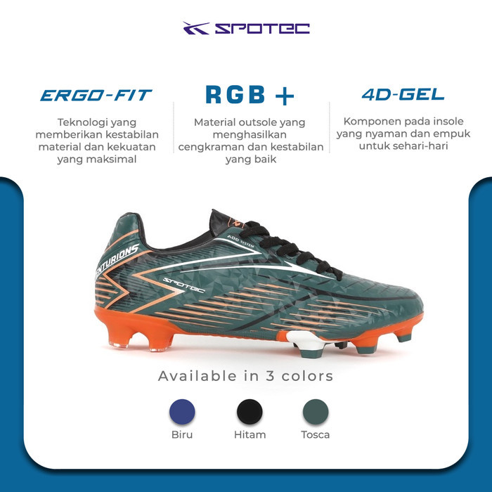 Jual Sepatu Pria / Sepatu Futsal / Spotec / Centurion Soccer | Shopee ...