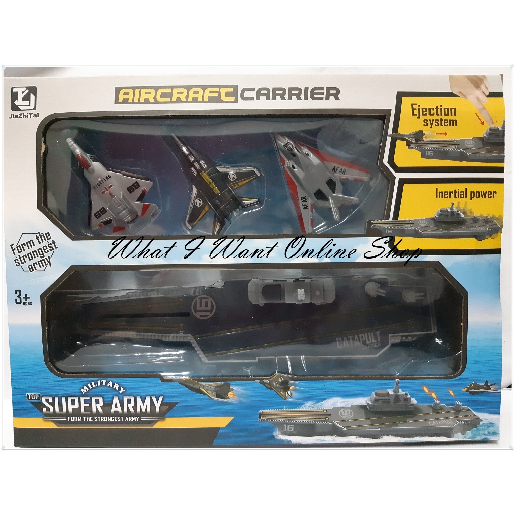 Jual Mainan Anak Kapal Induk Kapal Perang Peluncur Pesawat Jet Launcher ...