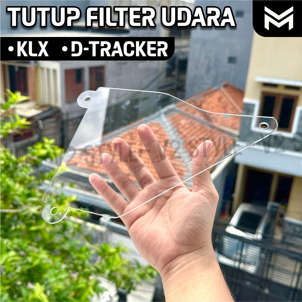 Jual TUTUP FILTER UDARA AKRILIK KLX D-TRACKER 150 COVER HAWA COVER ...