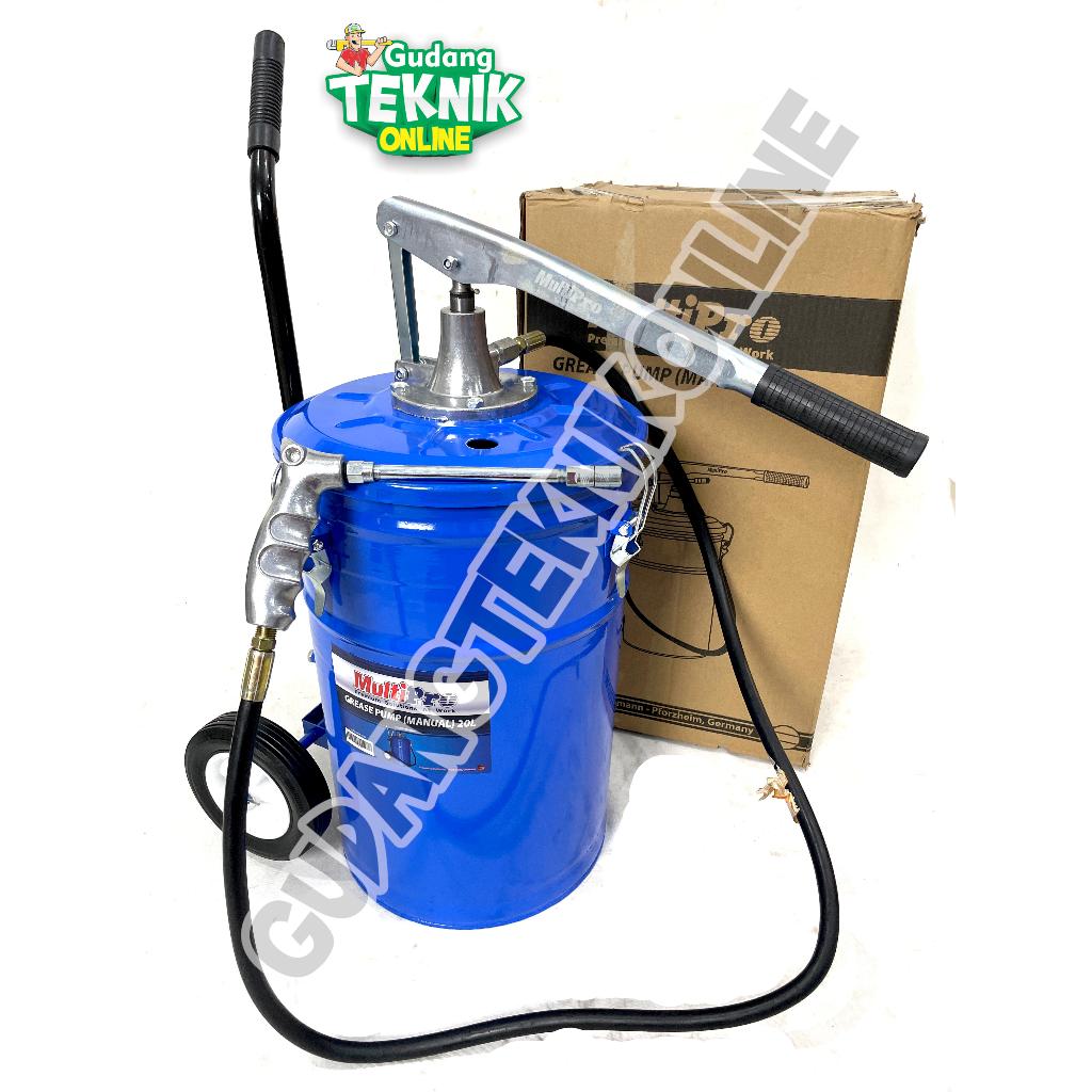 Jual Hand Grease 20L MULTIPRO KA14.1020 MANUAL / Pompa Gemuk Oli Minyak ...