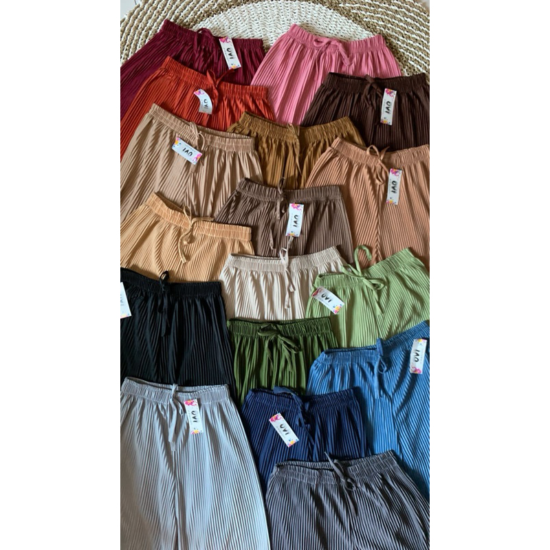 Jual Big Sale 50Ribu Dapat 4Pcs Celana Kulot Lidi Wanita (COD) Panjang ...