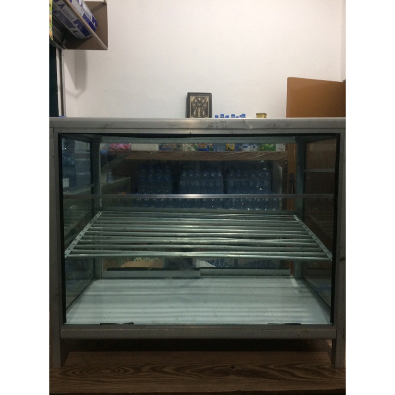 Jual etalase kaca untuk gorengan/ayam tepung kentucky friend chicken ...