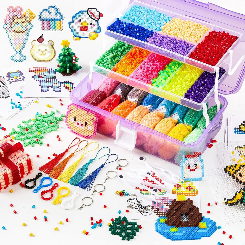 Jual 5MM Kit manik-manik Sekring 2700 Set kerajinan manik-manik, Kit DIY kreatif dengan kotak ...