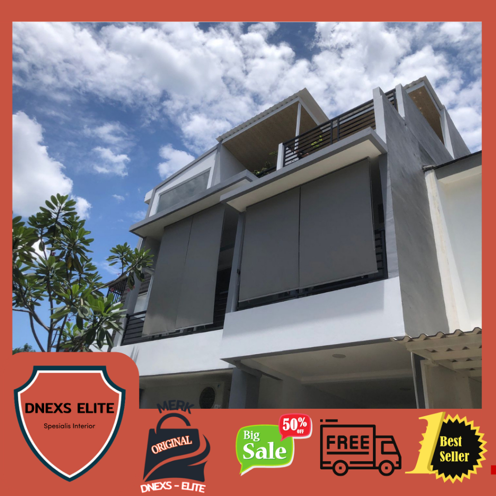 Jual suntex roller blind untuk tirai outdoor anti panas dan tampias ...