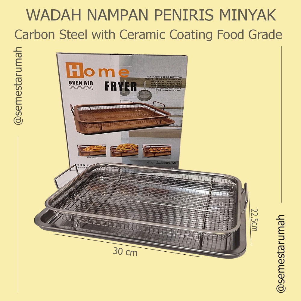 Jual Tray Fika / Oven Tray / Peniris Minyak / Cooling Rack / Baking ...