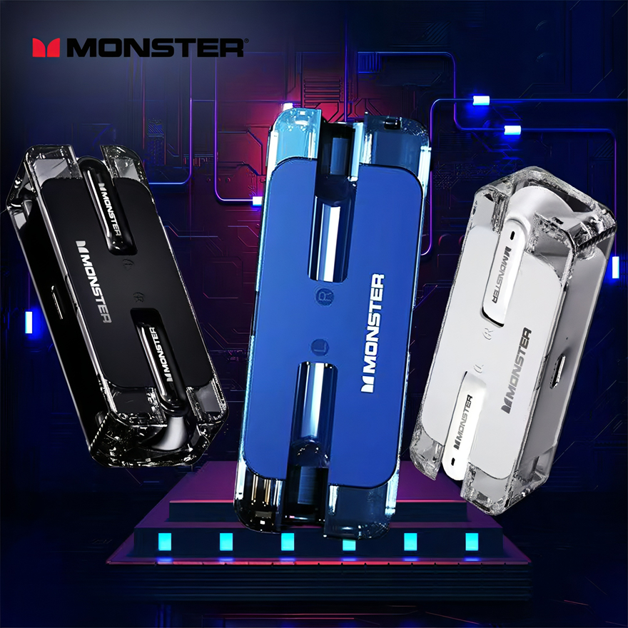 Jual Monster XKT08 Wireless Bluetooth Earphone Headset Headphone ...