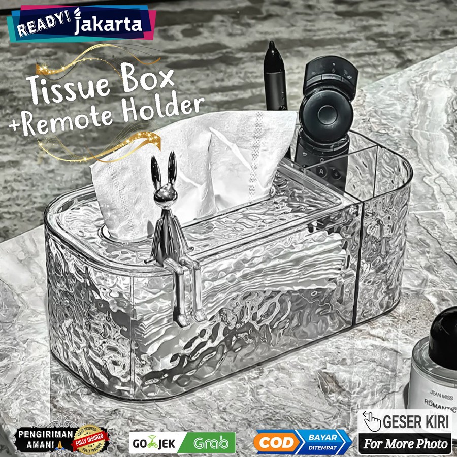 Jual Box Tisu Tempat Tissue Tempat Remote Transparan Luxury Tissue Box ...