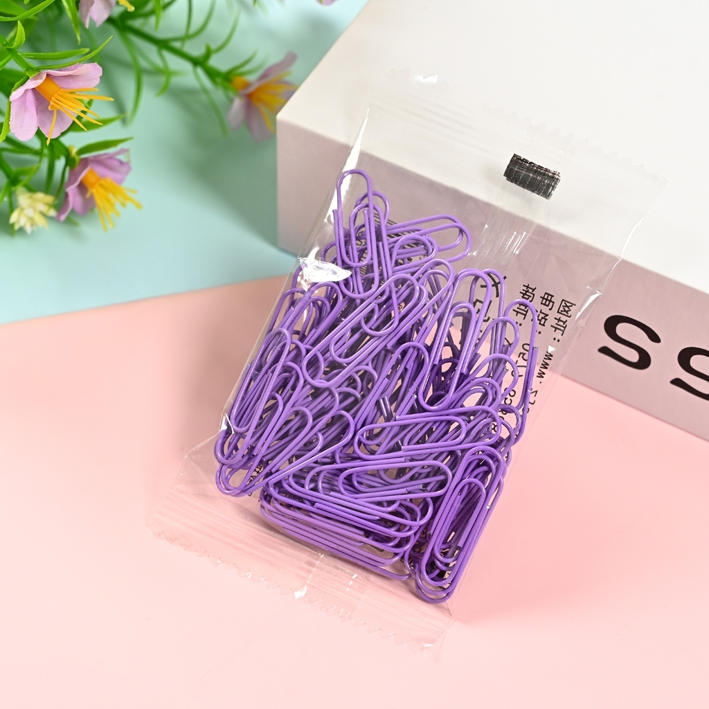 Jual Paper clip metalik/clip metalik/jepitan kertas/klip kertas/klip ...