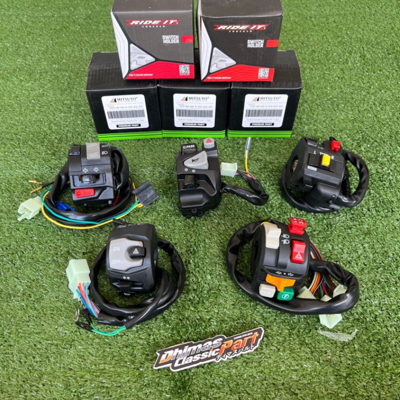 Jual Holder kiri VIXION, CRF150L, NINJA RR, GSX1000, HONYWELL | Shopee ...