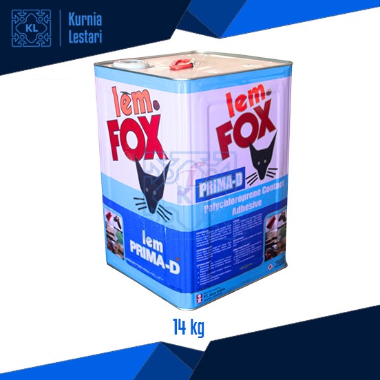 Jual Lem FOX Prima D / Lem Kuning Serbaguna / Lem HPL Vinyl 14 KG ...