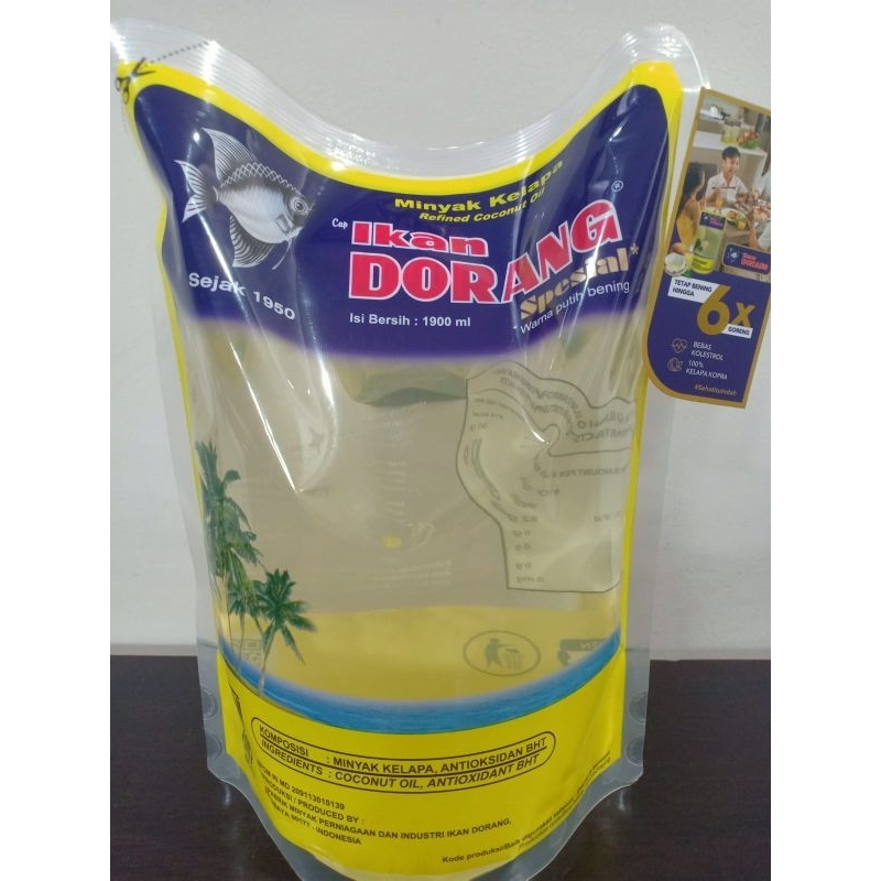 Jual Minyak Goreng Dorang Spesial 1900ml / 1900 ml/ Minyak Goreng Kelapa | Shopee Indonesia