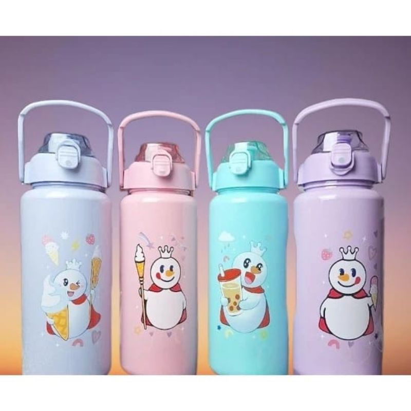 Jual Botol Minum Plastik 3 in 1 Mixue/ Botol Beranak Mixue/ Botol ...