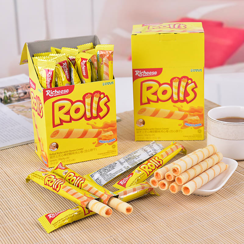Jual SSG RICHEESE NABATI ROLLS 20x6gr | PER BOX @20 PCS WAFER RICHEESE NABATI ROLLS SG | Shopee ...