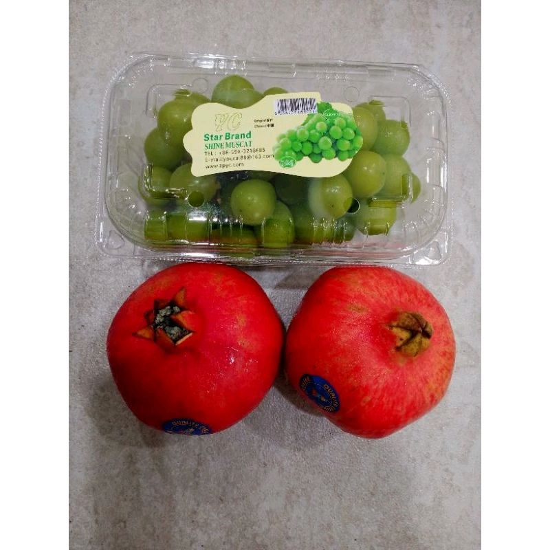 Jual Anggur Muscat hijau dan Delima merah | Shopee Indonesia