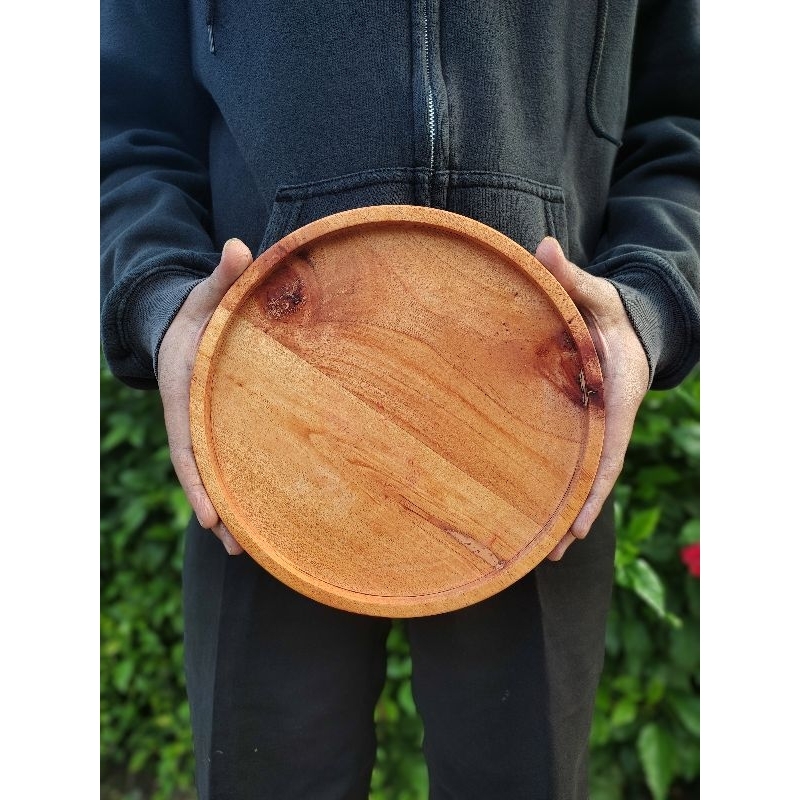 Jual Piring Kayu | Piring saji kayu | Piring kayu aesthetic | piring ...