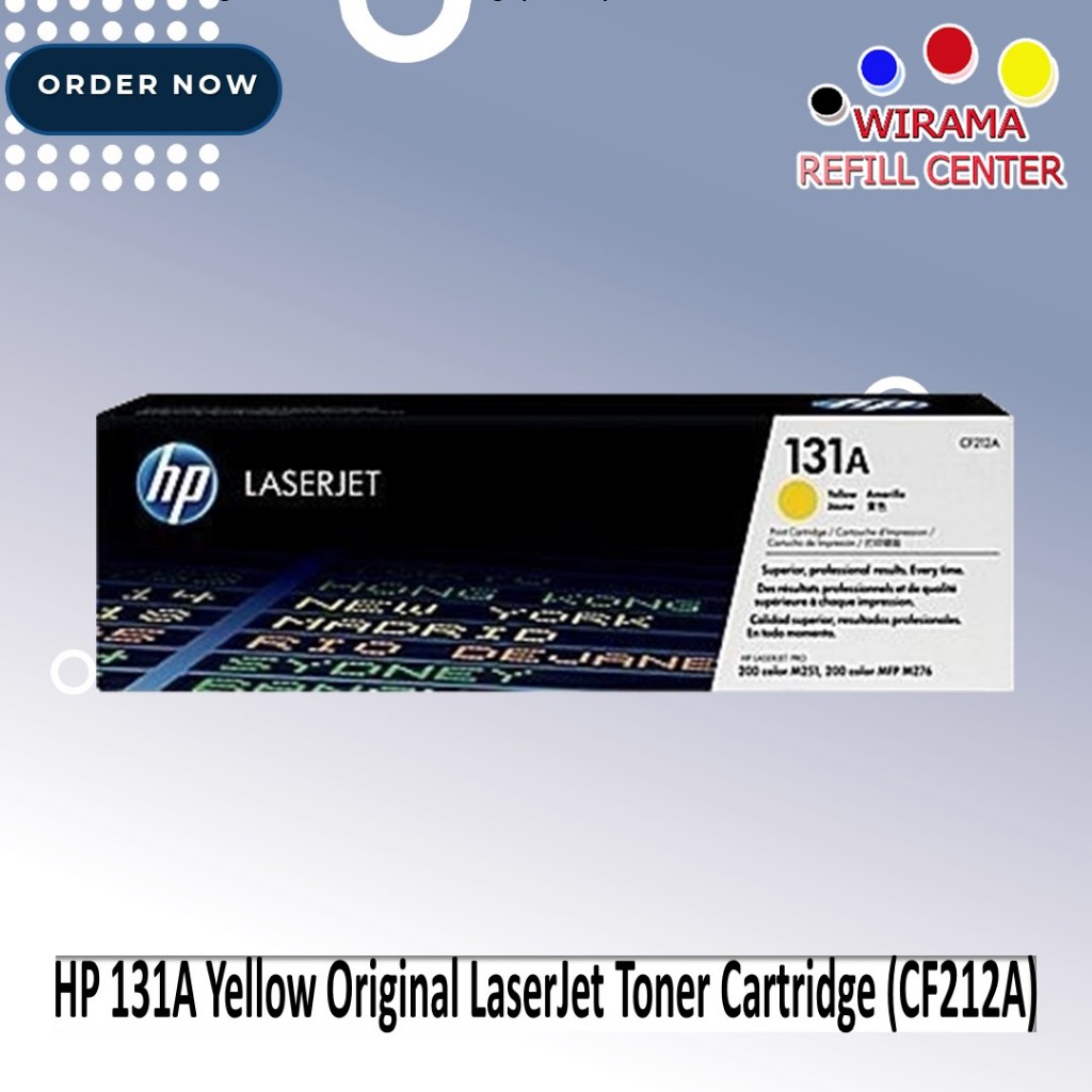 Jual HP 131A Yellow Original LaserJet Toner Cartridge (CF212A) | Shopee ...