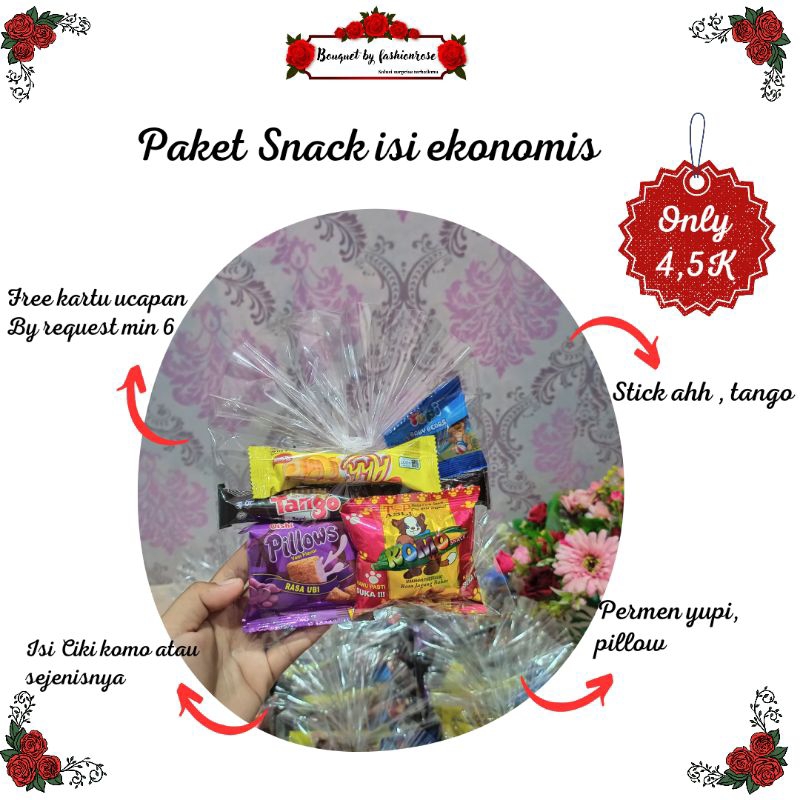 Jual Paket Snack Ulang Tahun Anak Paket 4000 an / bingkisan Snack murah ...