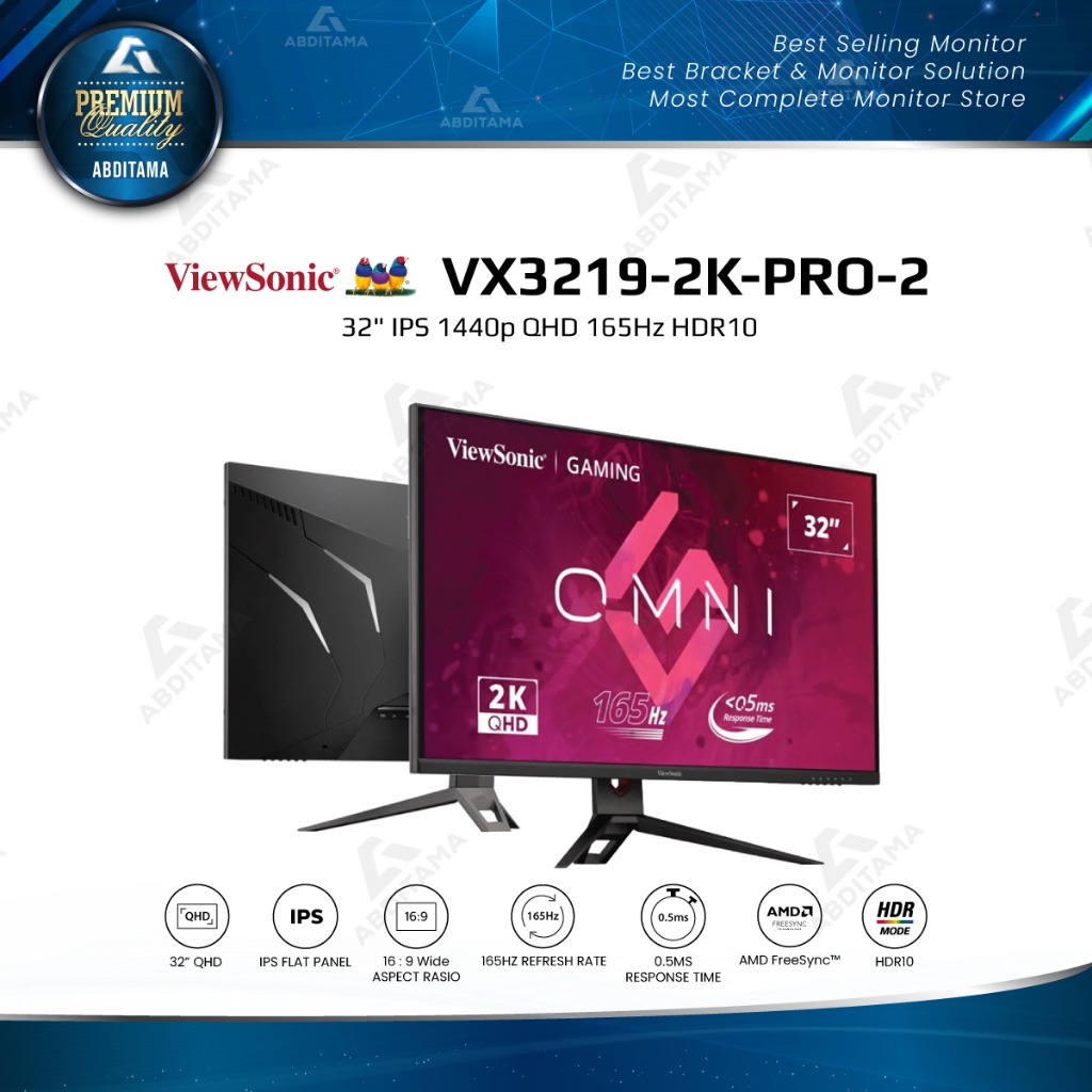 Jual Monitor LED Viewsonic VX3219-2K-PRO-2 32" IPS 1440p QHD 165Hz ...