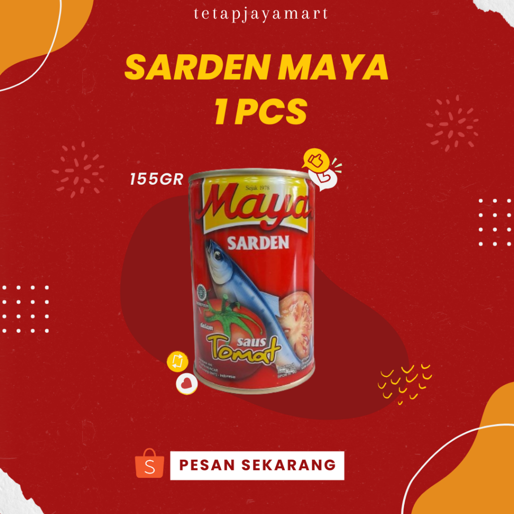 Jual Sarden Maya 155gr - PCS | Shopee Indonesia