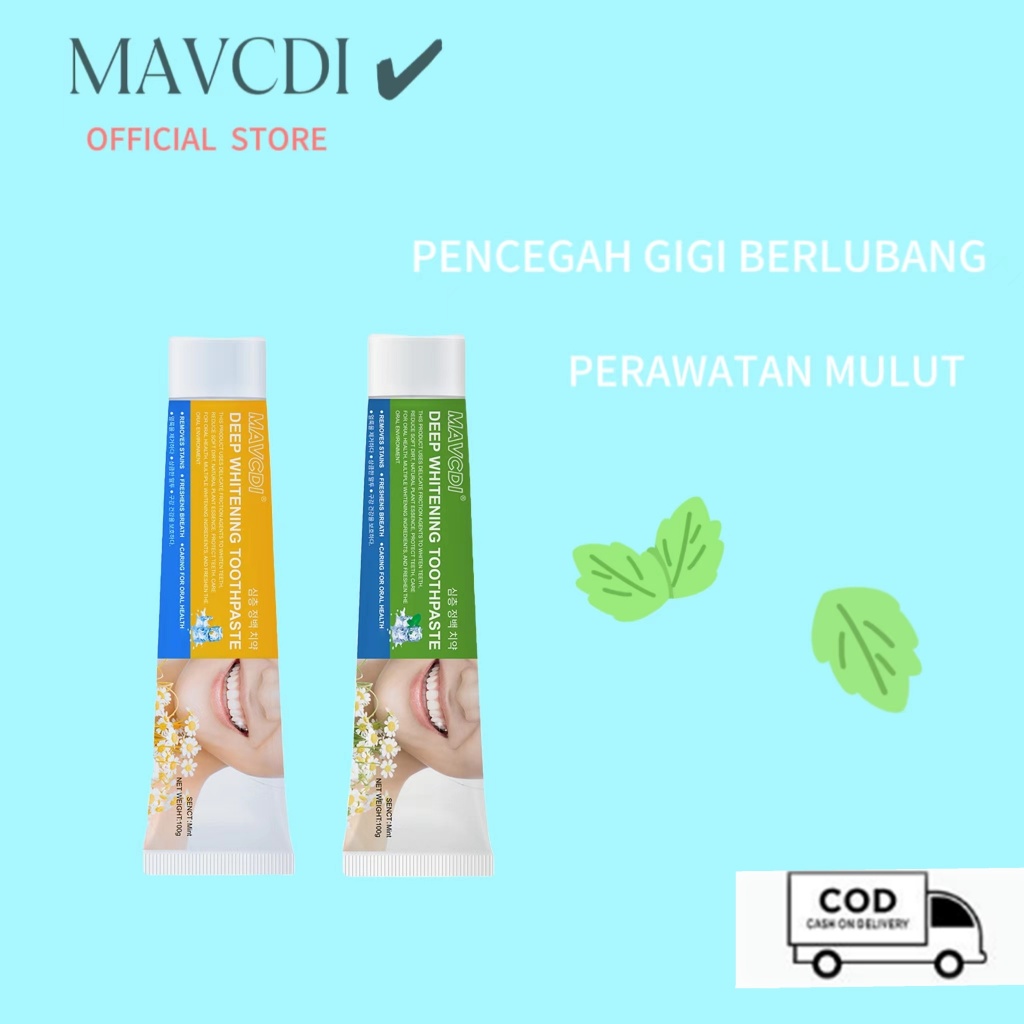 Jual MAVCDI Toothpaste Pasta gigi ampuh menghilangkan kotoran pada gigi ...