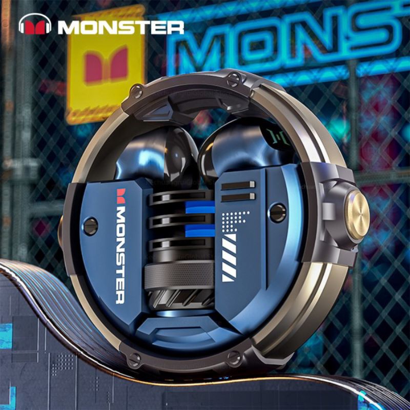 Jual MONSTER XKT10 WIRELESS BLUETOOTH EARPHONE HEADSET EARBUDS TWS ...