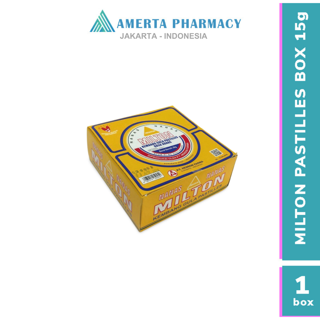 Jual Milton Pastilles Box 15gr Rasa Nanas isi 12 Kaleng | Shopee Indonesia