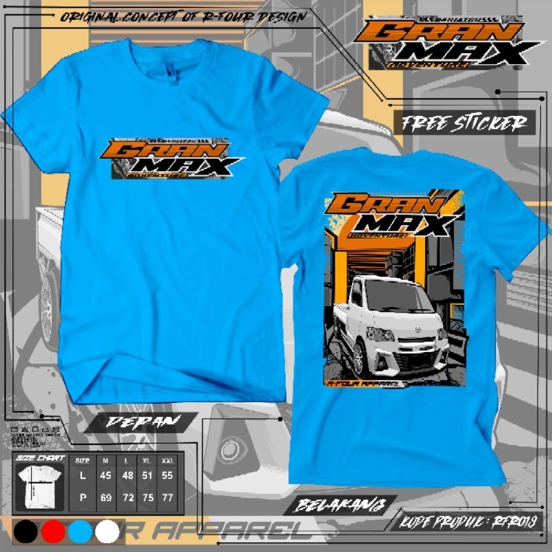 Jual KAOS GRANMAX RFR018 KAOS PICK UP KAOS DEWASA | Shopee Indonesia Jual KAOS GRANMAX RFR018 KAOS PICK UP KAOS DEWASA | Shopee Indonesia