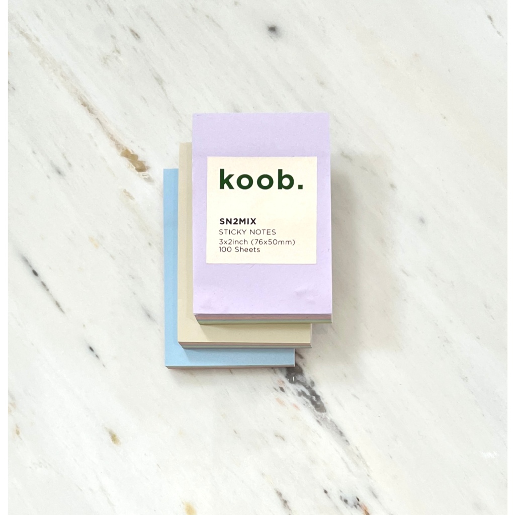 Jual SN2 Koob. Sticky Notes Stiker Memo Kertas Tempel 3x2 inch 100 ...