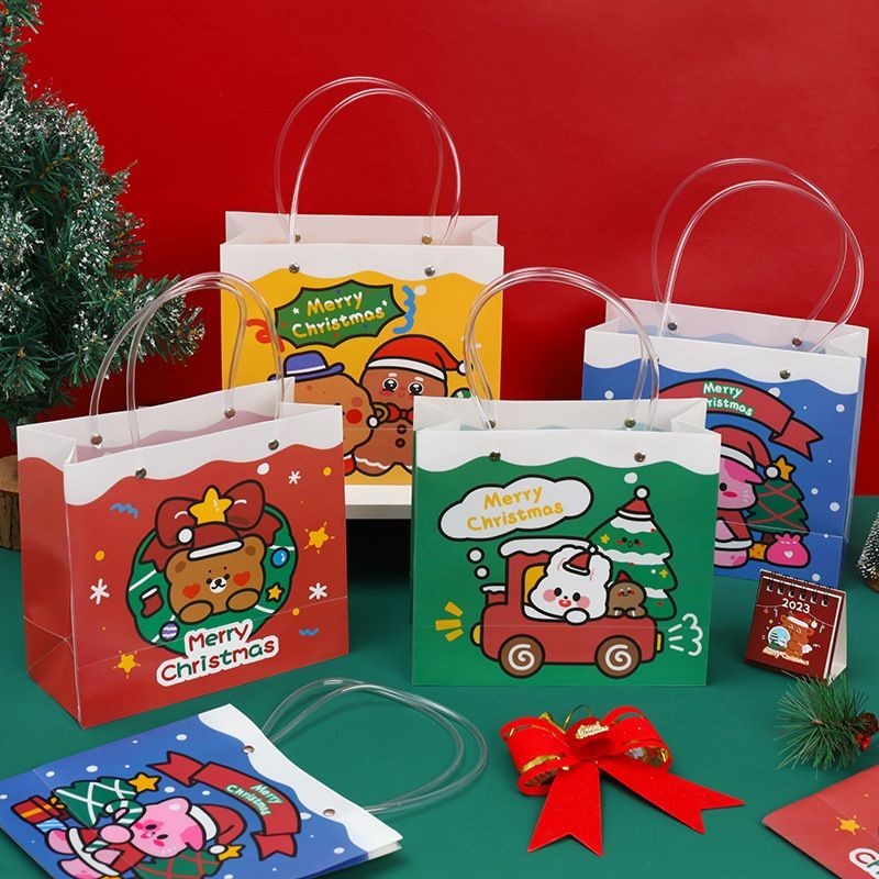 Jual DY PACK TAS HADIAH PVC NATAL / GODDIE CHRISTMAS/ PAPER BAG NATAL ...