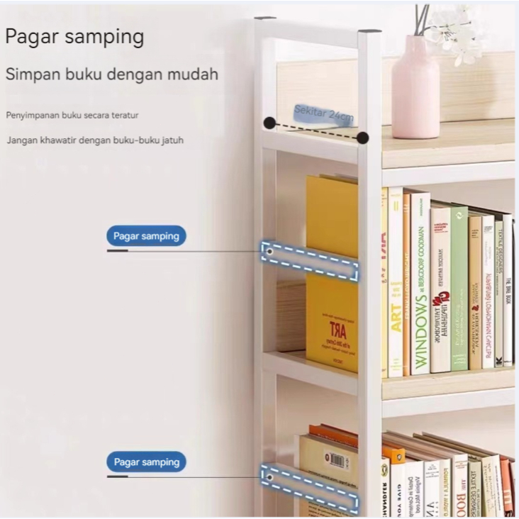 Jual Highline Rak Buku Meja Dinding Rak Buku Rak Meja Stationery ...