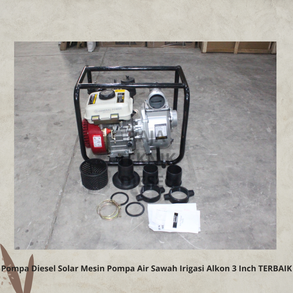 Jual Mesin Pompa Air Alkon Diesel Solar 3 Inch 80 mm Water Pump ...
