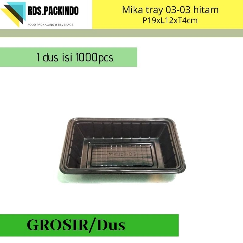 Jual Mika Tray Buah 03-03 Hitam // GROSIR | Shopee Indonesia