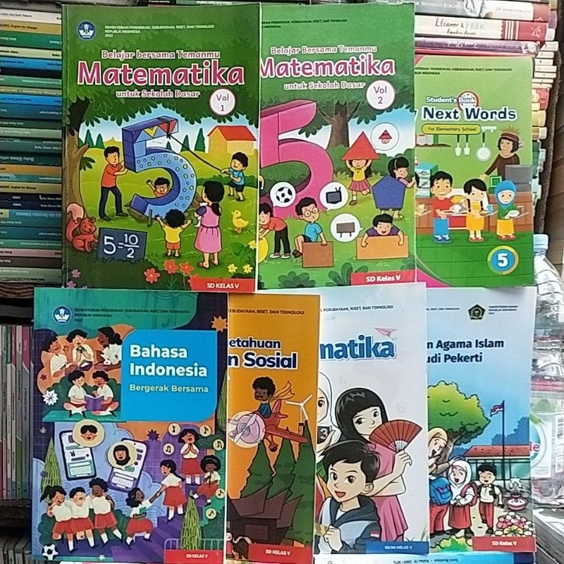 Jual 1 Paket Buku Pelajaran SD/MI Kelas 5 | Shopee Indonesia