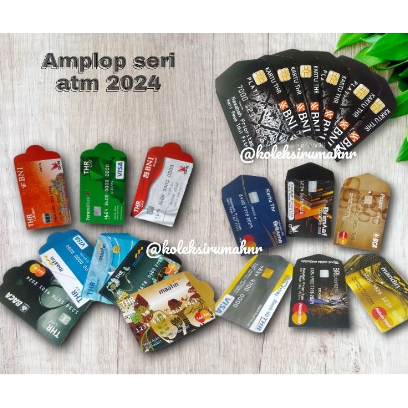 Jual NEW!! Amplop Lebaran Seri ATM (1 pack isi 10pcs) | Shopee Indonesia