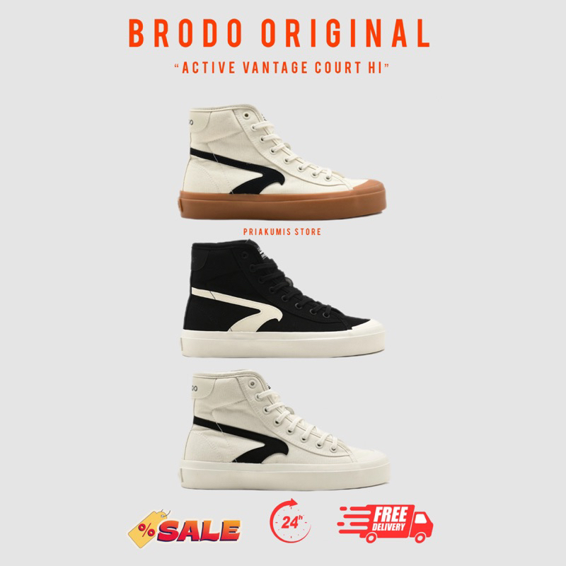 Jual Brodo Official Vantage Court Hi - Sepatu Brodo | Sepatu Sneakers ...