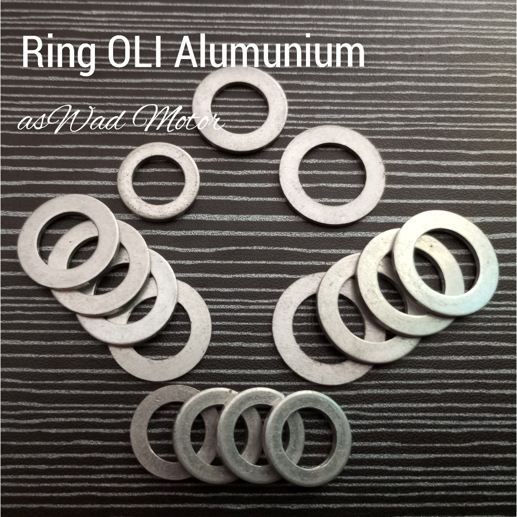 Jual RING OLI ALUMUNIUM MOTOR BEBEK MATIC UNIVERSAL / RING TUTUP OLI ...