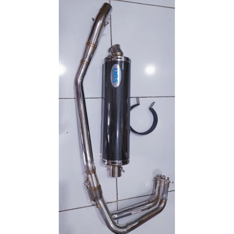 Jual knalpot DBS carbon full system kawasaki ninja 250 carbu | Shopee ...