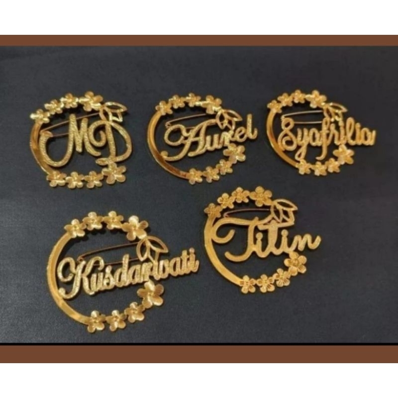 Jual Bros Custom Nama Lapis Emas Terbaru | Shopee Indonesia