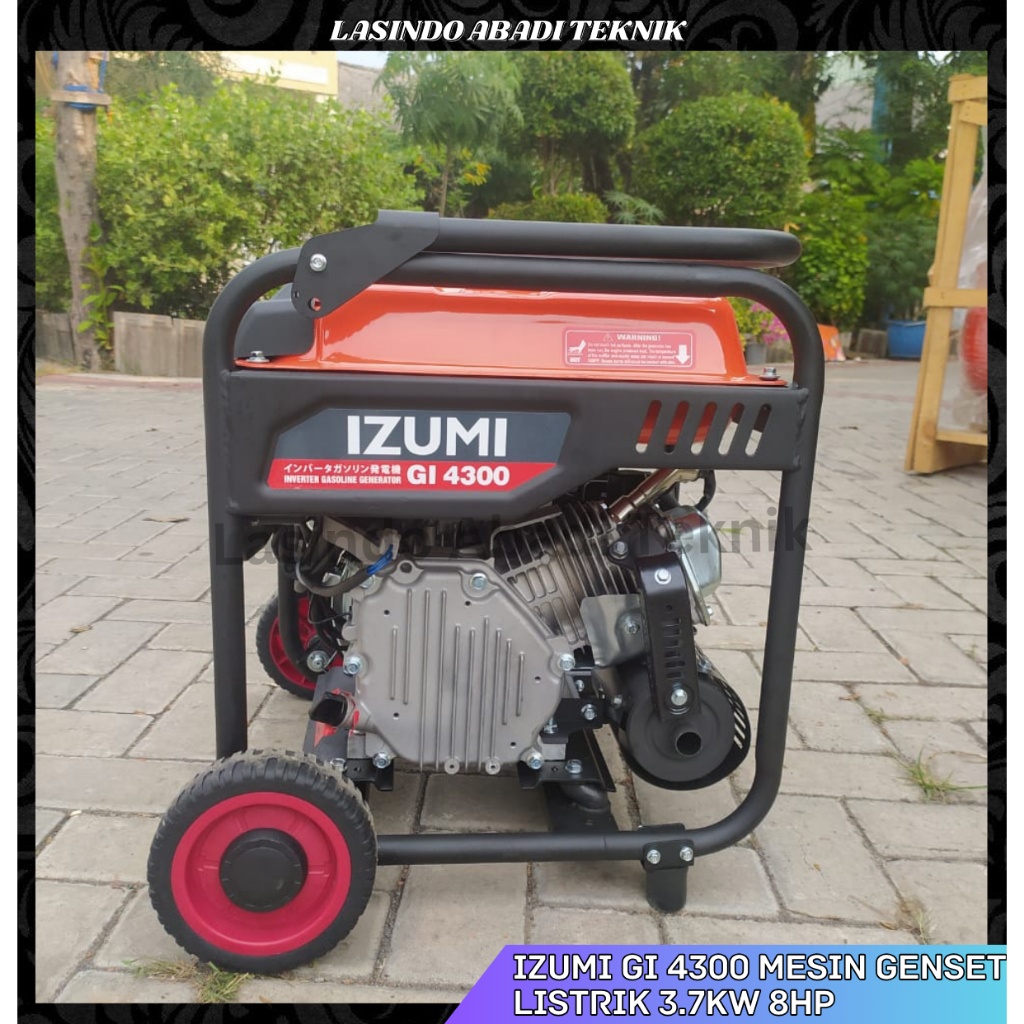 Jual IZUMI Gi 4300 Mesin Genset Listrik 3.7KW 8HP Generator Listrik ...