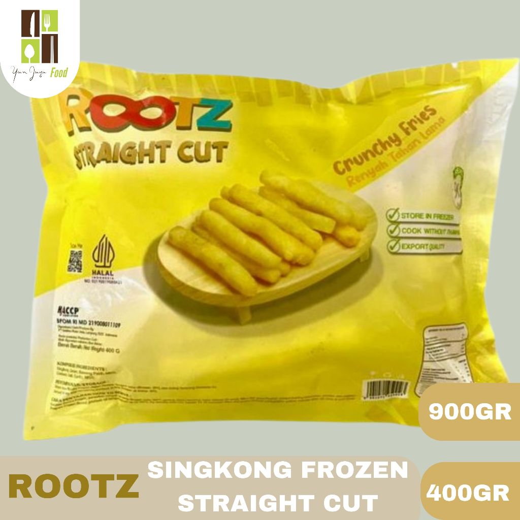 Jual Rootz Singkong Frozen / Singkong Stick / Straight Cut Kemasan 400g ...